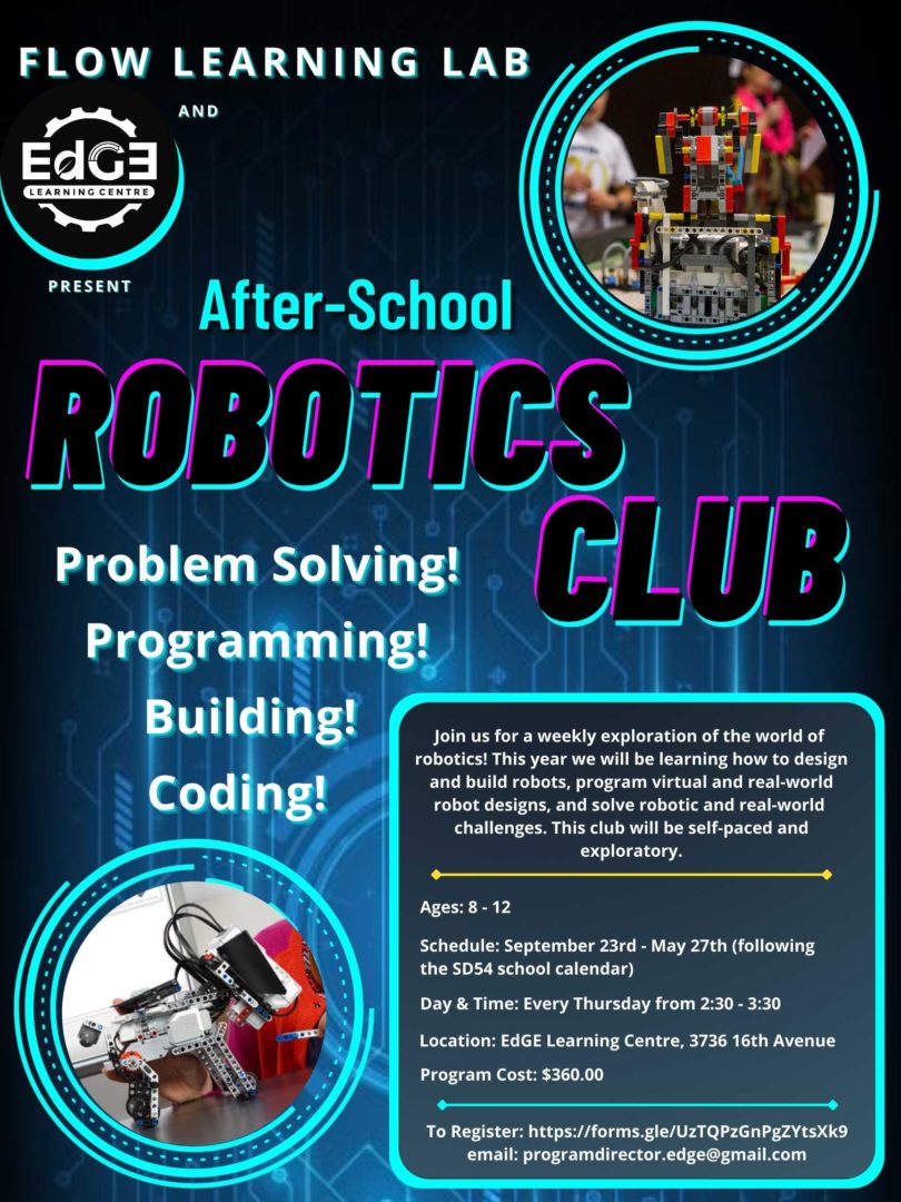 Robotics Club – EdGE Learning Centre